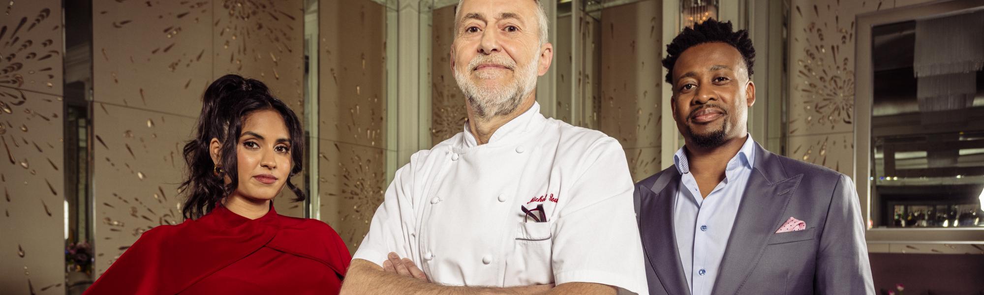 Culinary experts Ravneet Gill and Mike Reid join Michel Roux Jr as ...
