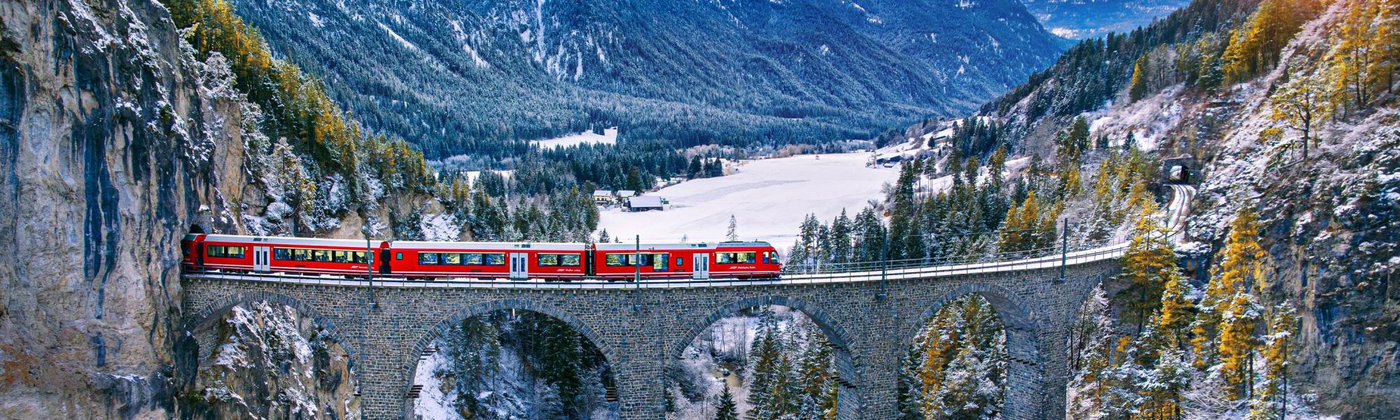 Channel 4 takes a festive journey on An Alpine Train at Christmas (w/t ...