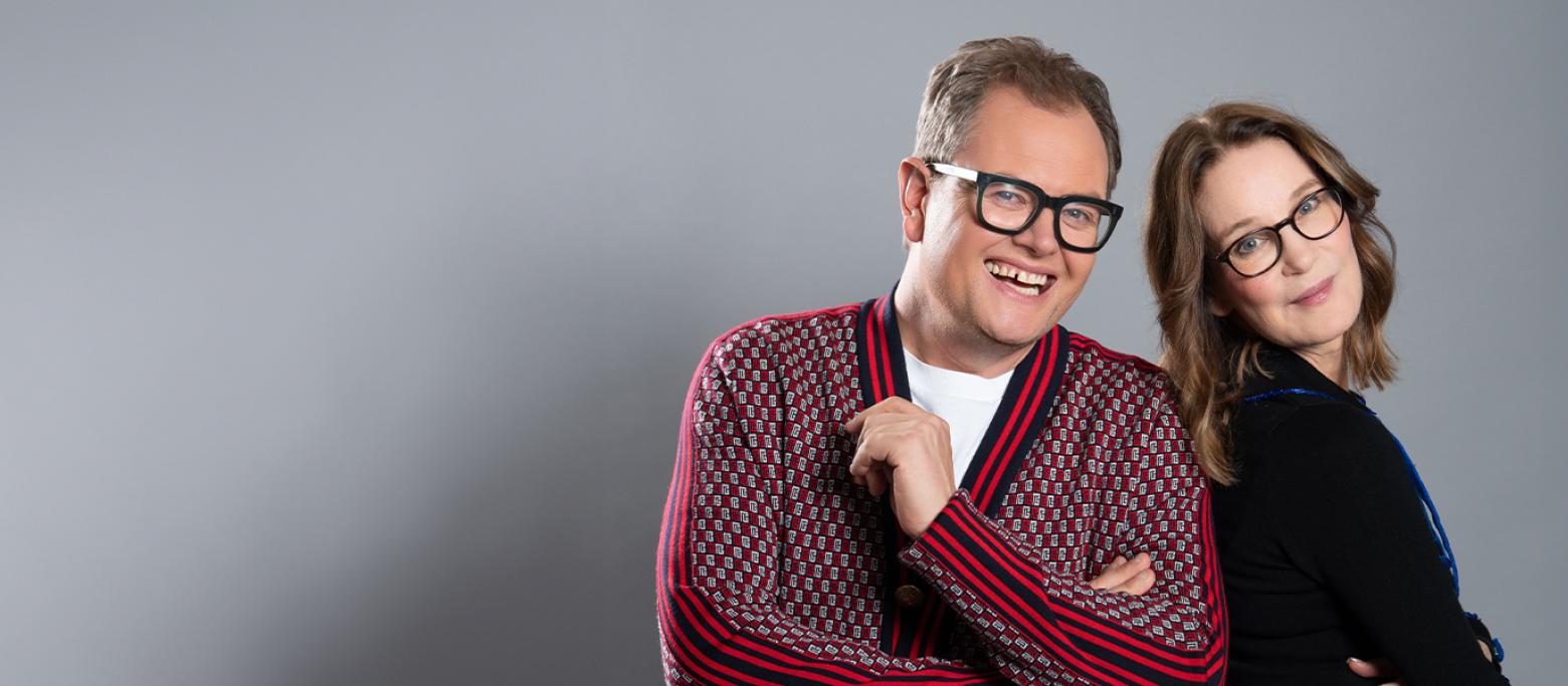 Interview with Alan Carr and Susie Dent | Channel 4