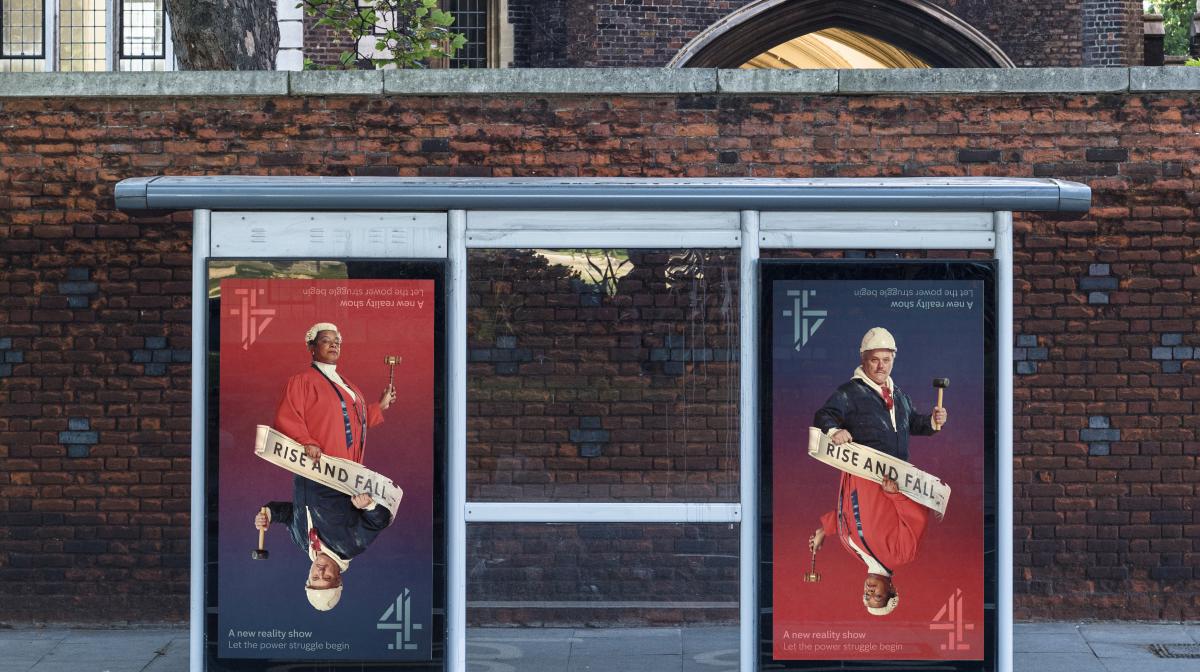 Channel 4 campaign elevates excitement ahead of Rise and Fall launch ...